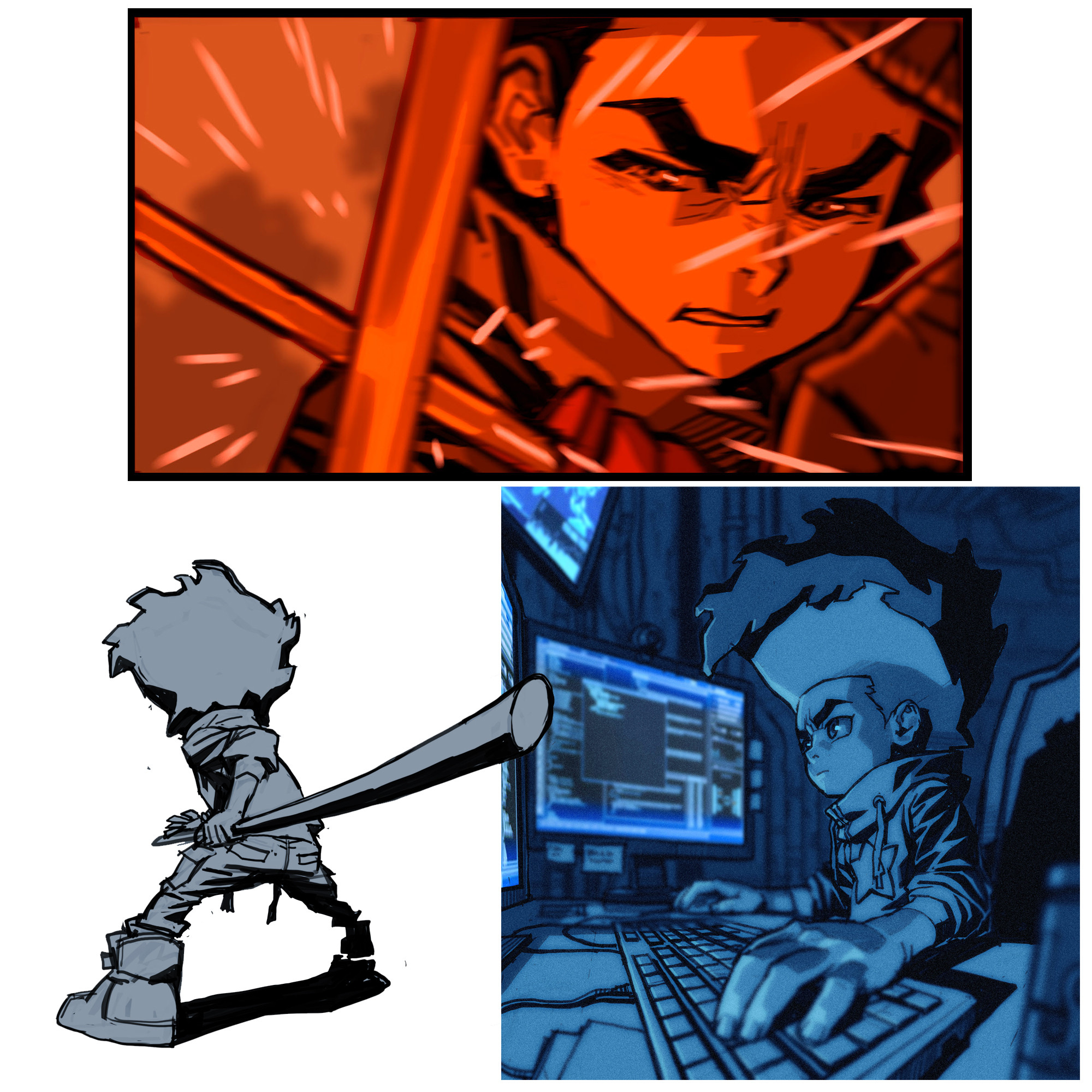 Seung Eun Kim - The Boondocks Reboot art 2