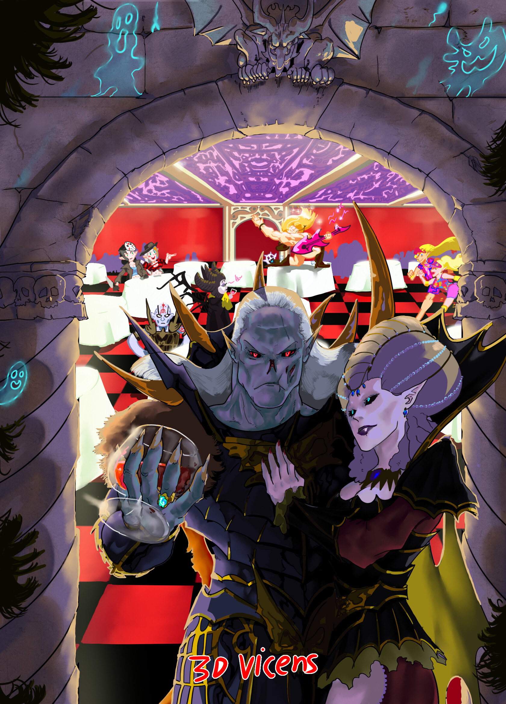 ArtStation - Halloween at Sylvania