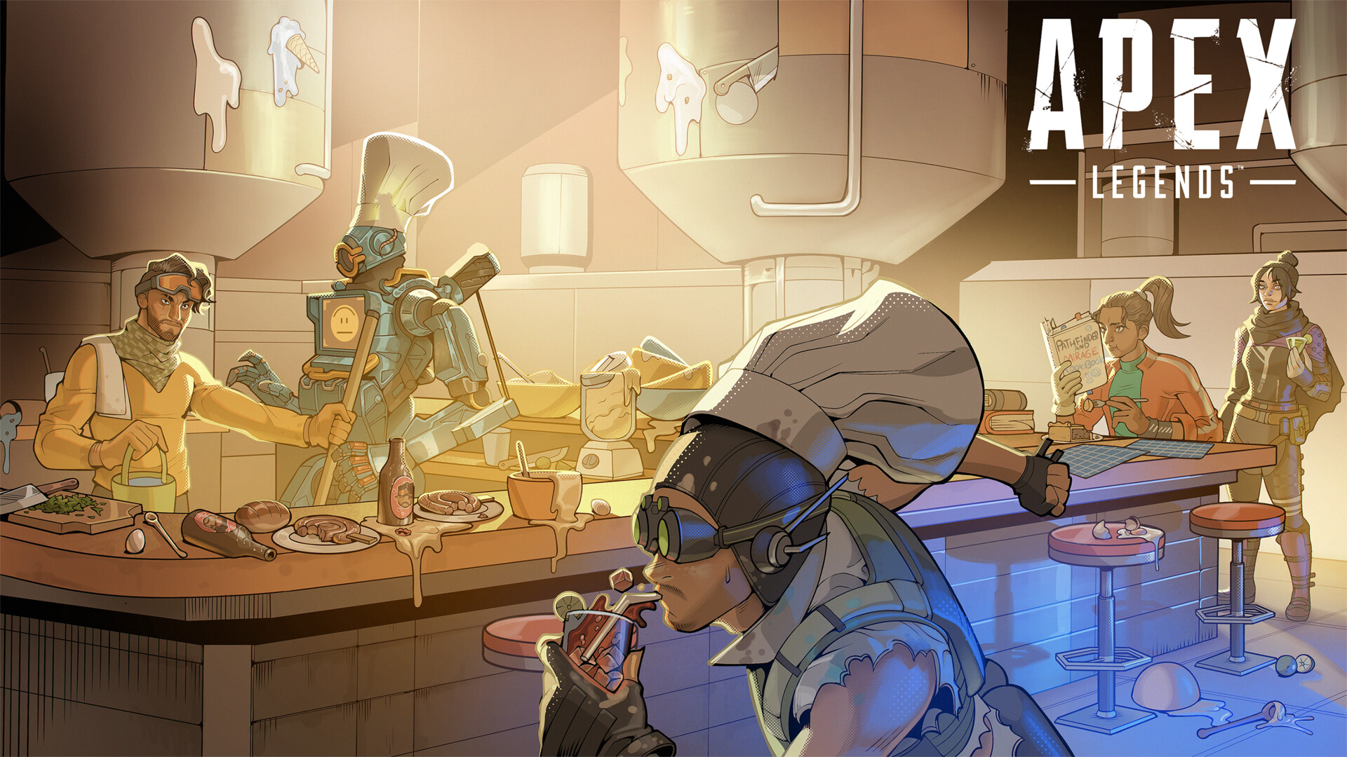 ArtStation - Art commissioned by Apex Legends for social media.