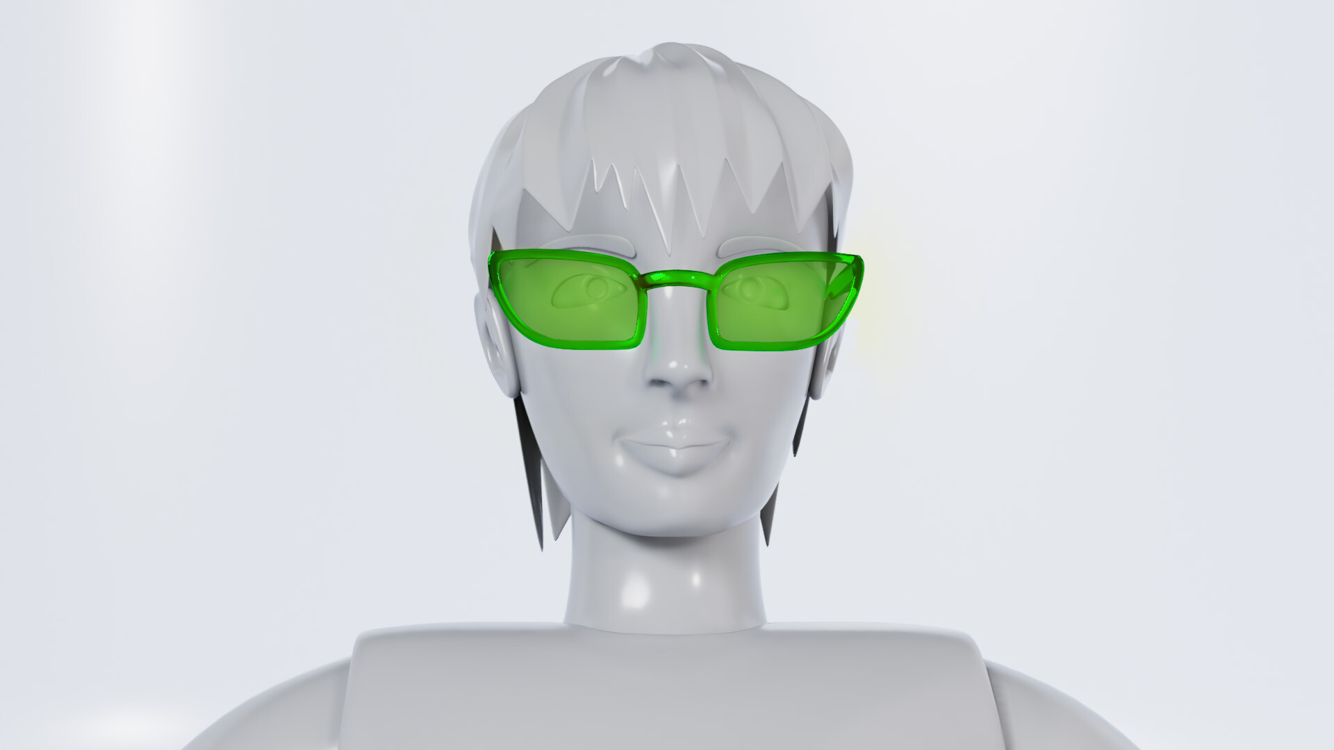 ArtStation - Neon Character Model Untextured