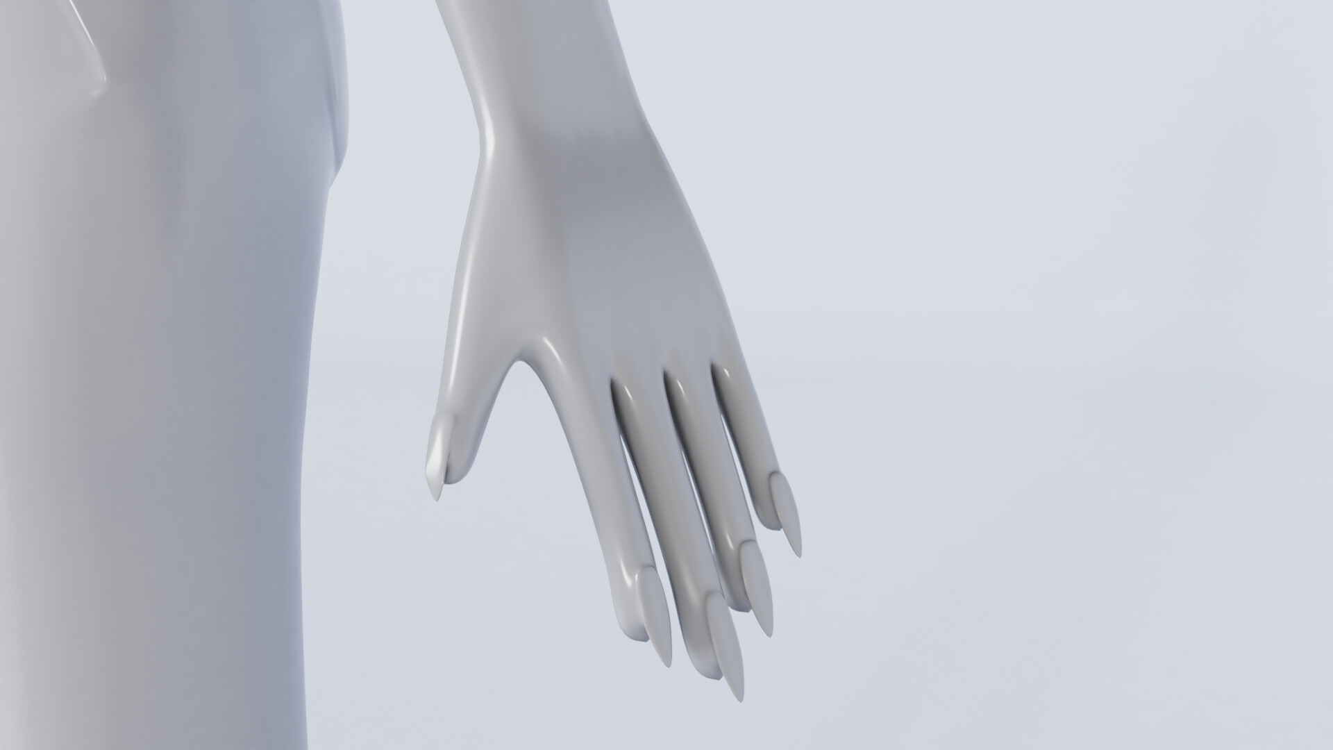 Emily Broad - Neon Character Model Untextured