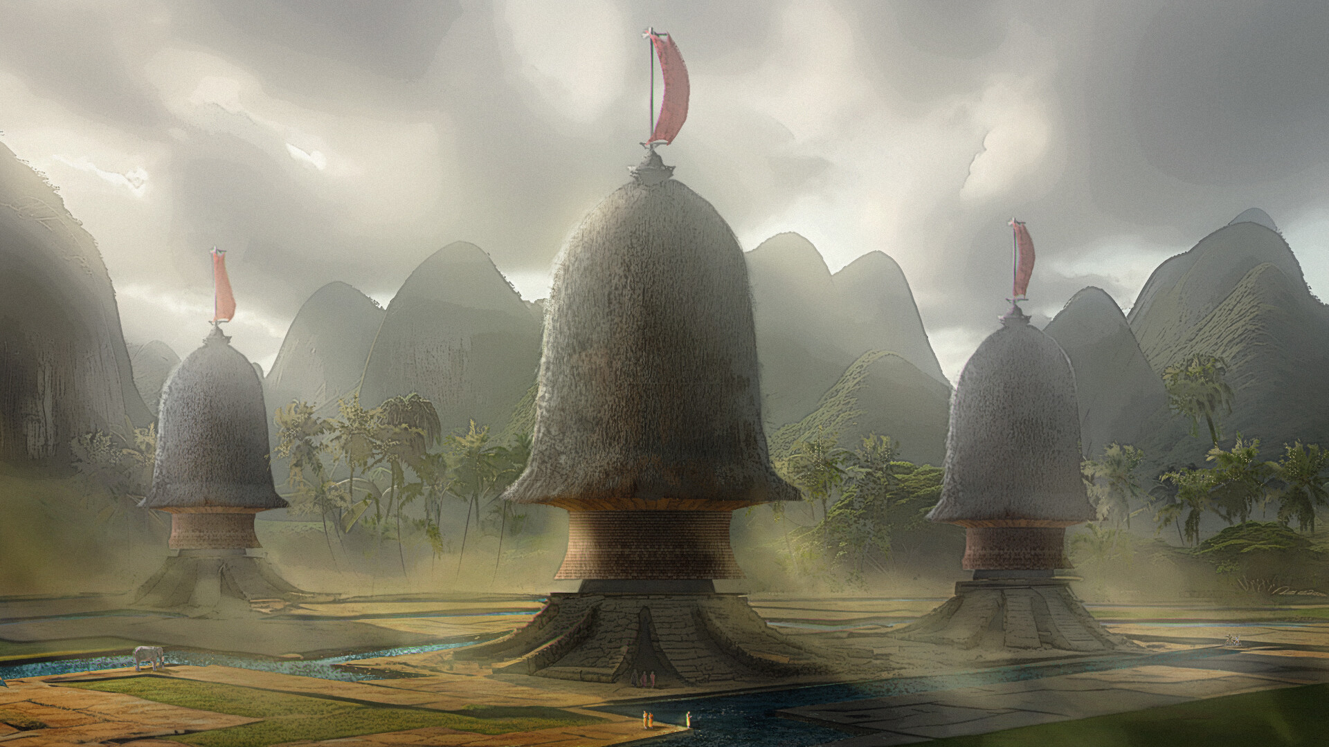 Ju Bel - The Triplets Temples