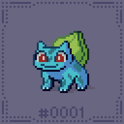 bulbasaur pixel art