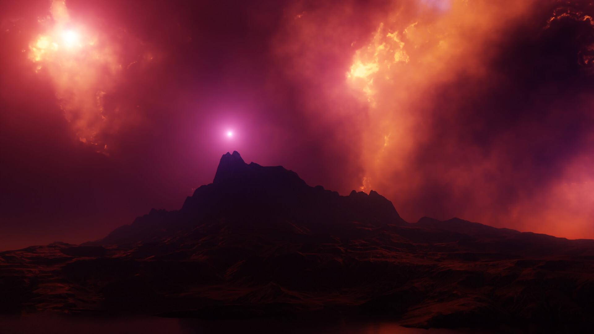 ArtStation - Daily 031 Procedural Space World Shader test