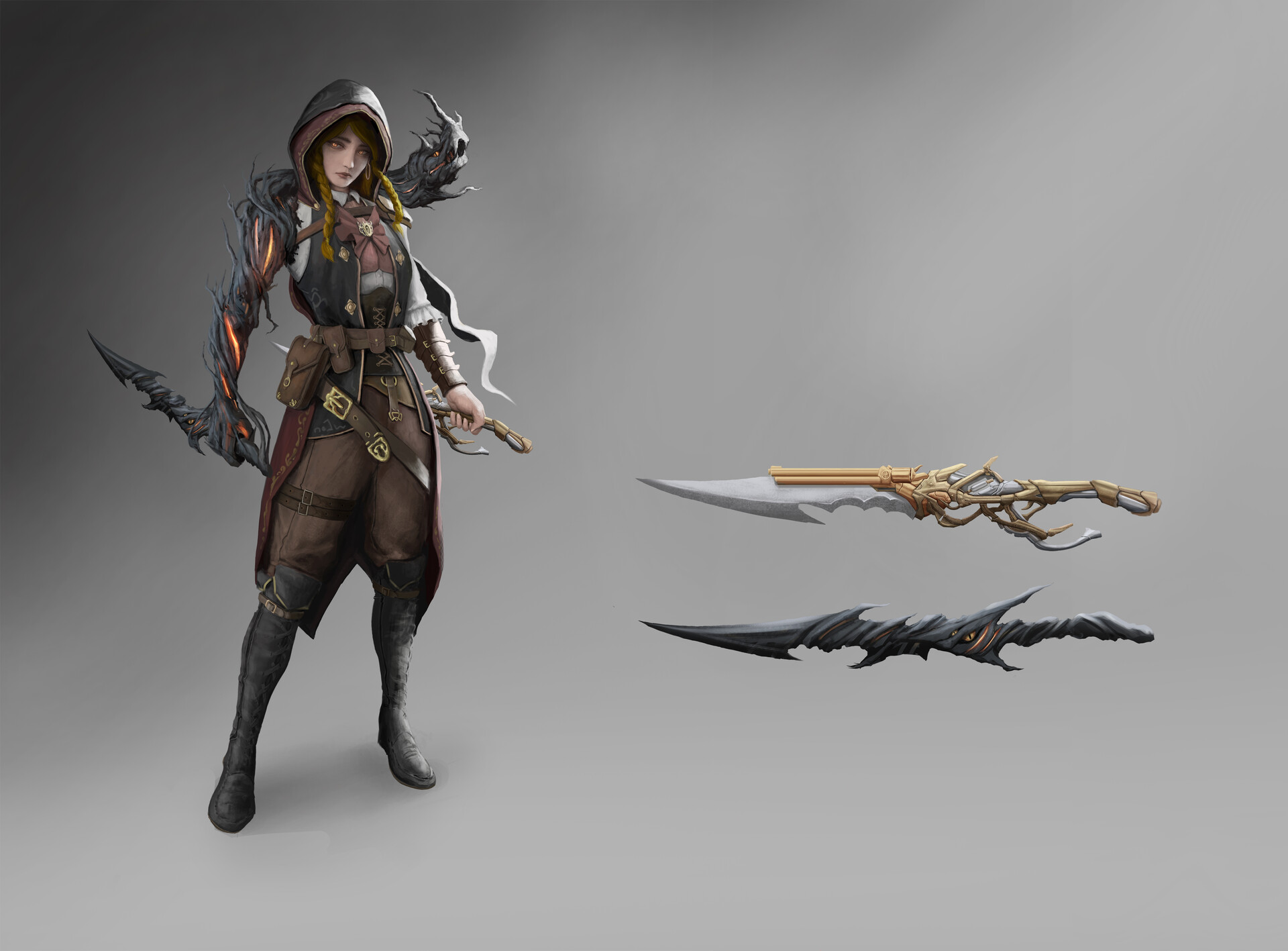 ArtStation - Dark snake assassin