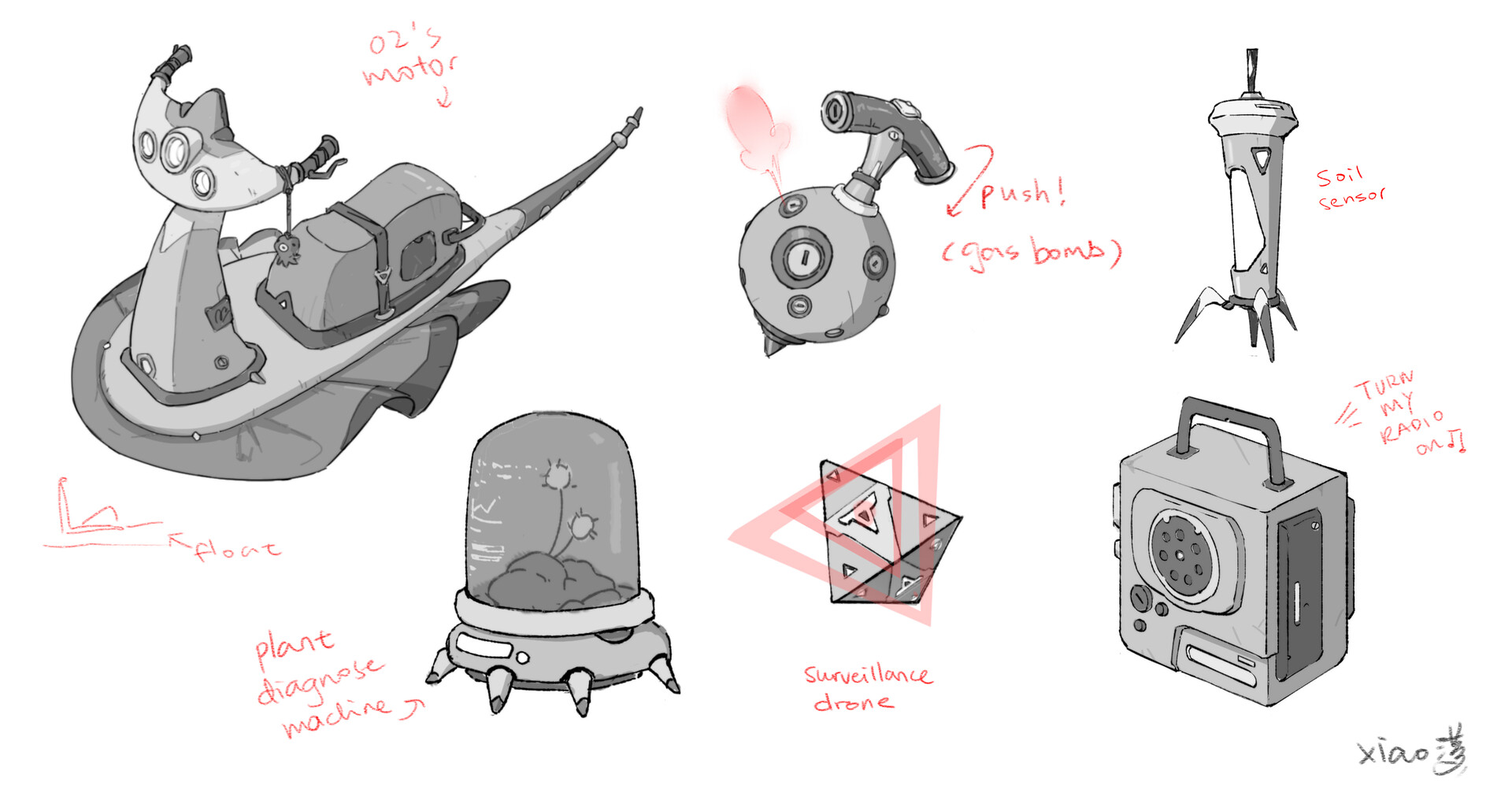 ArtStation - Prop sketches