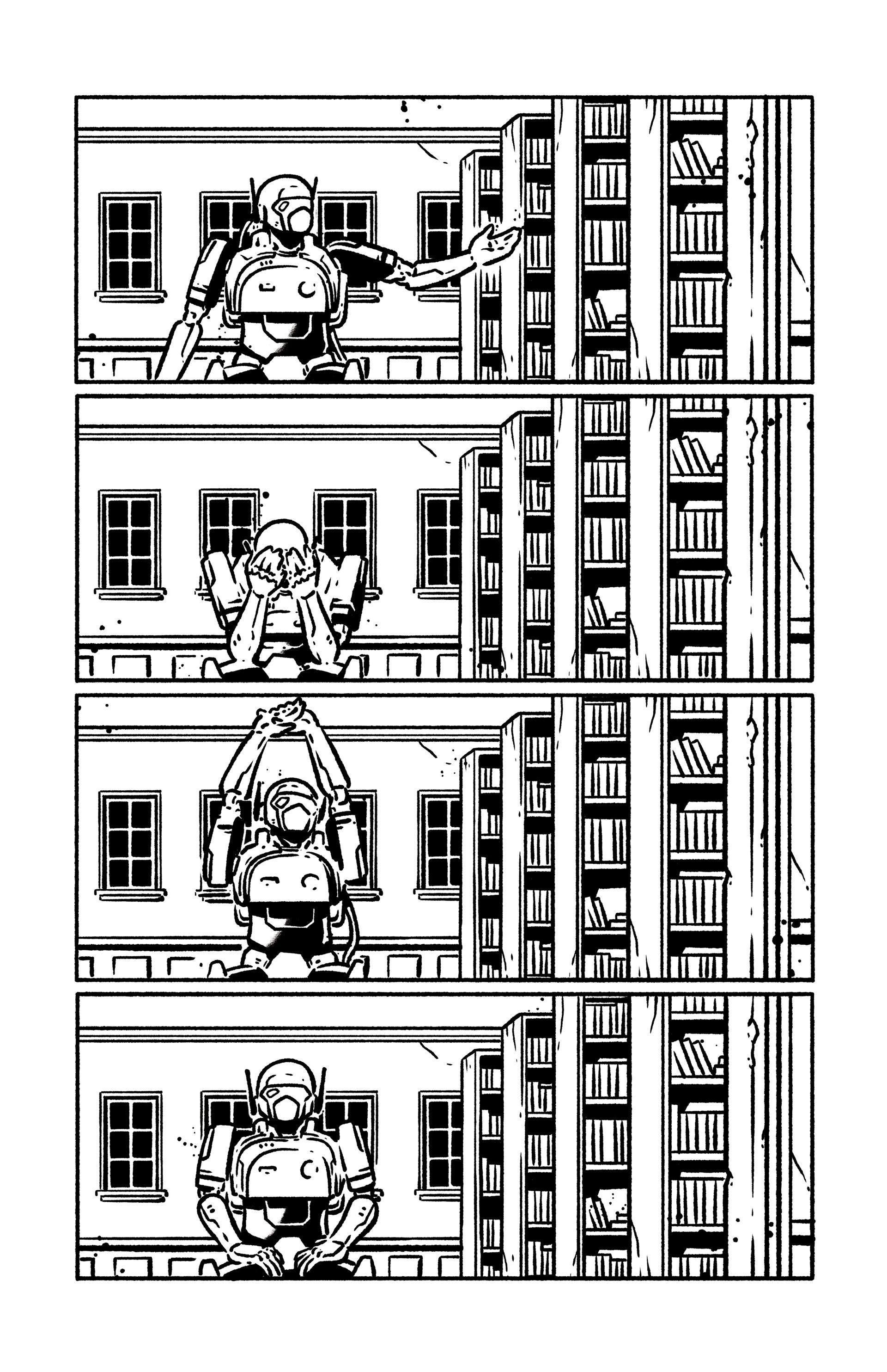 ArtStation - The Keeper | Inking | 2023