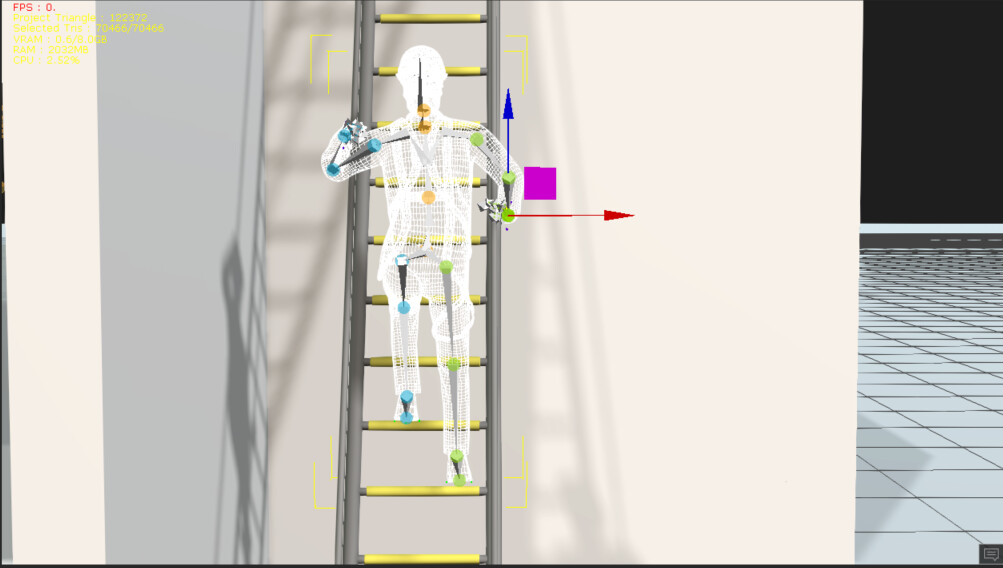 Jackap Ashwin - Ladder climbing animation