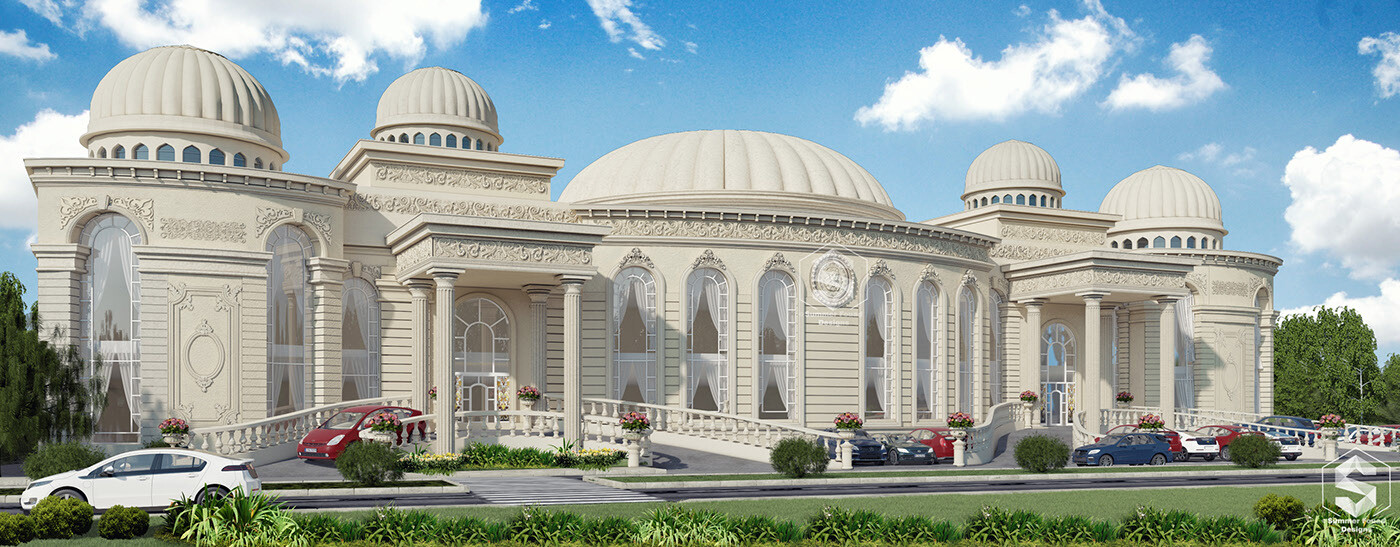 ArtStation - Wedding Hall exterior