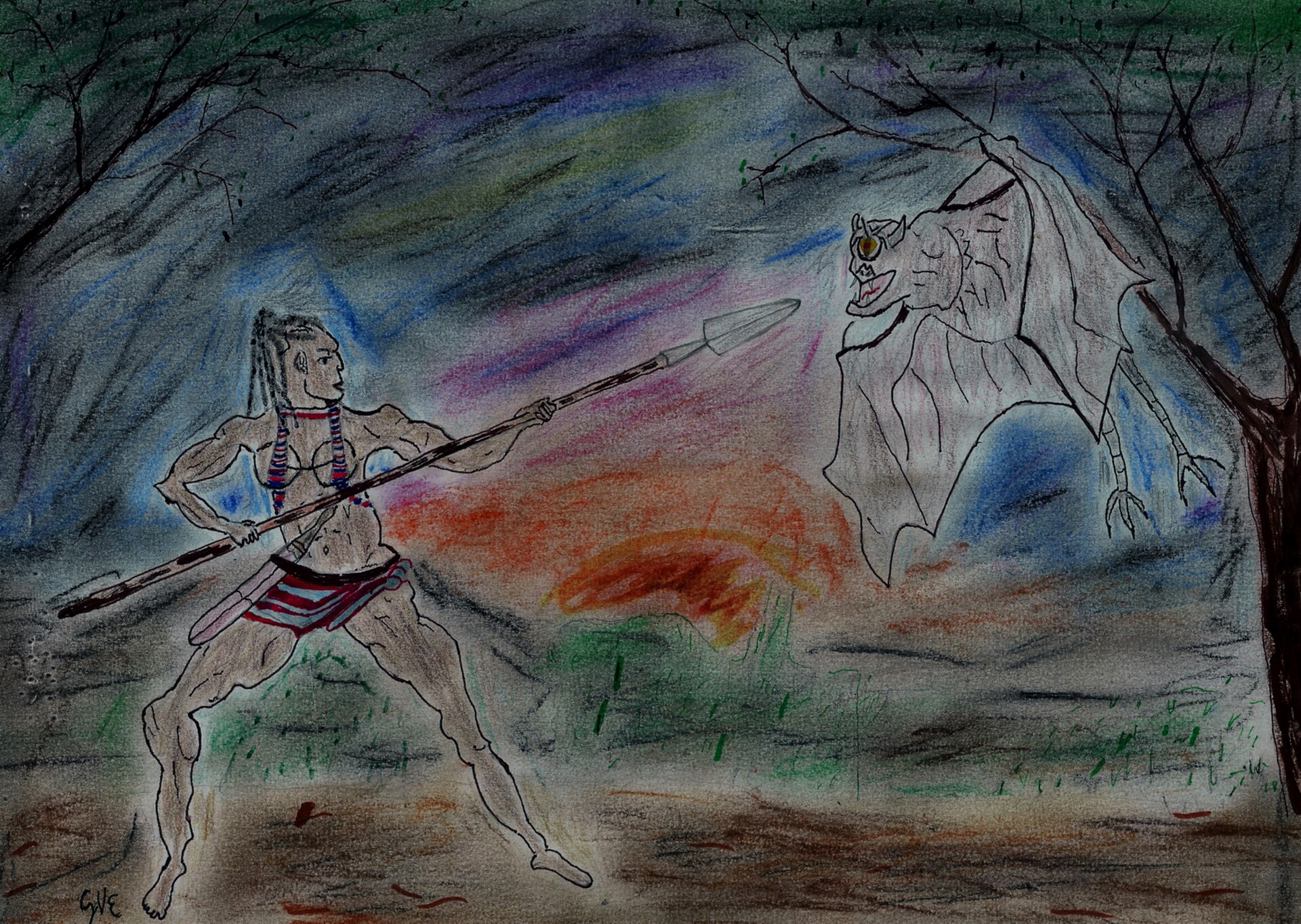 ArtStation - Amazon vs Popobawa