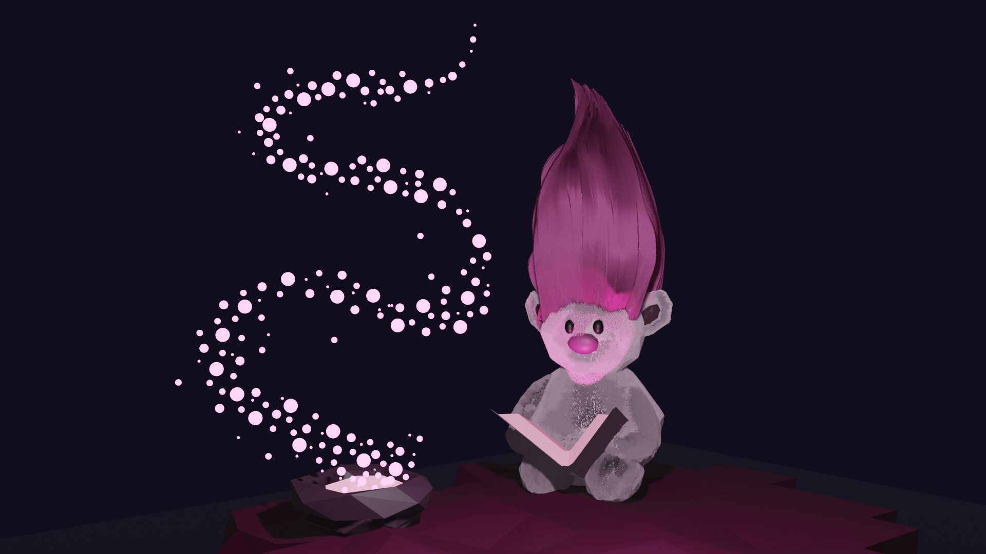 ArtStation - Pinky reading