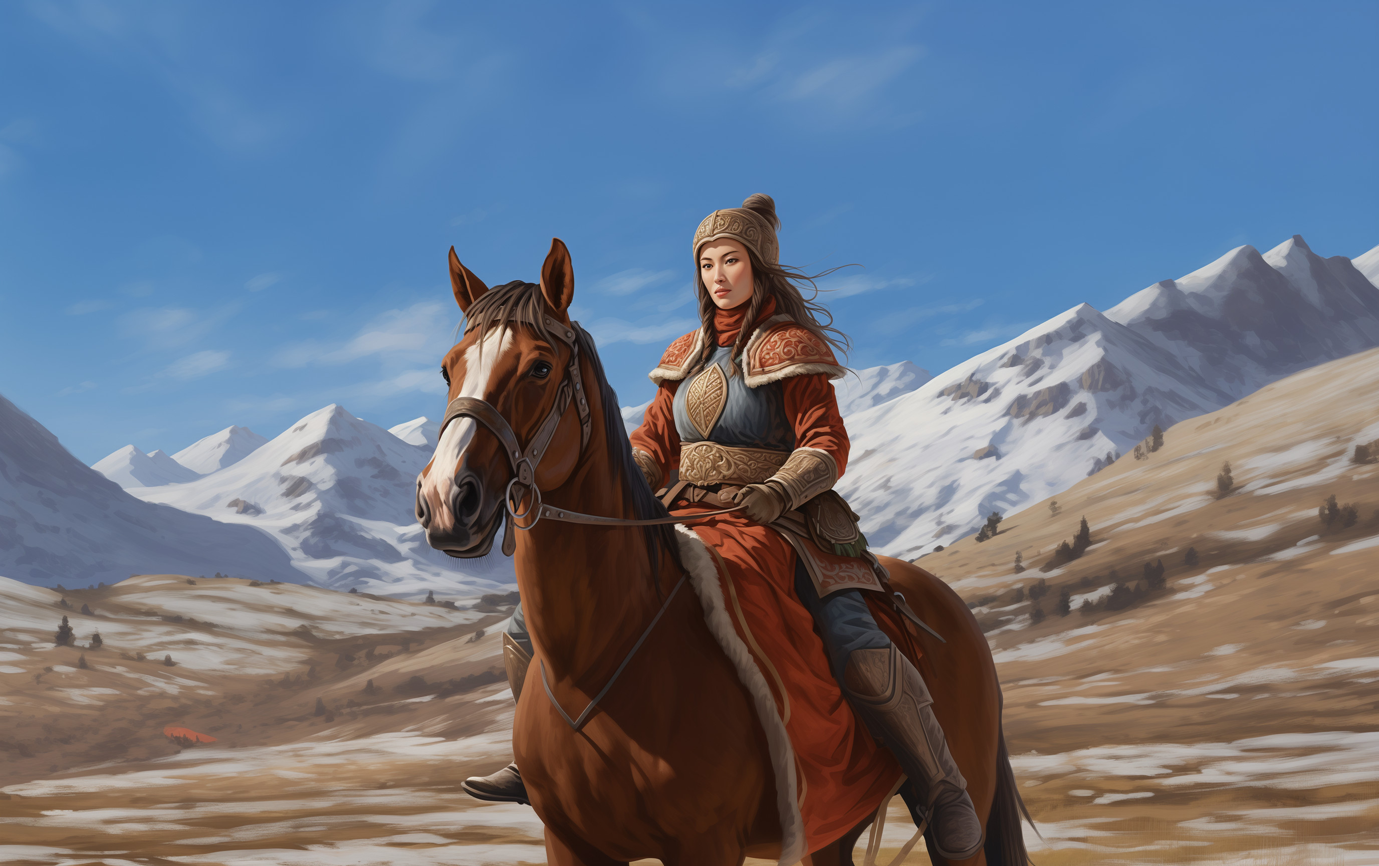 Khan's Den ArtStation - Female Göktürk Warrior of the 6th Century