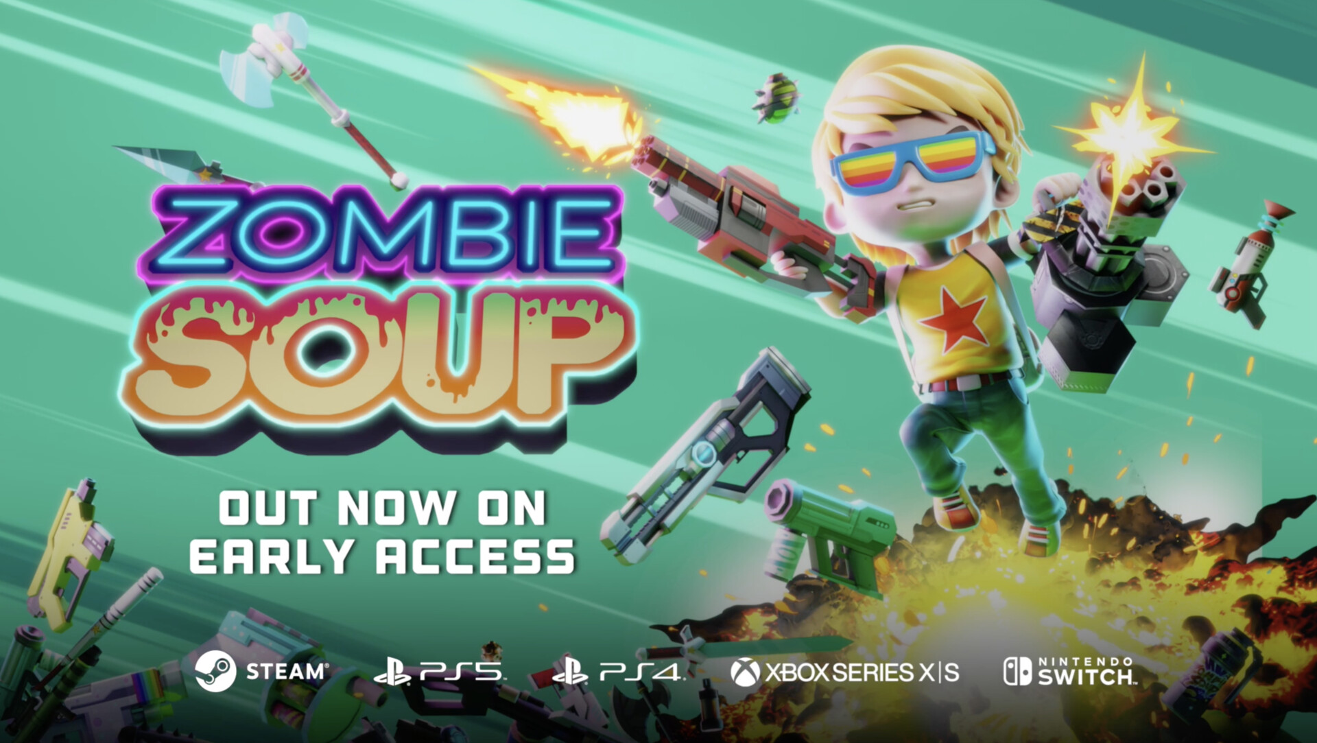 ArtStation - Weapon assets for Zombie Soup