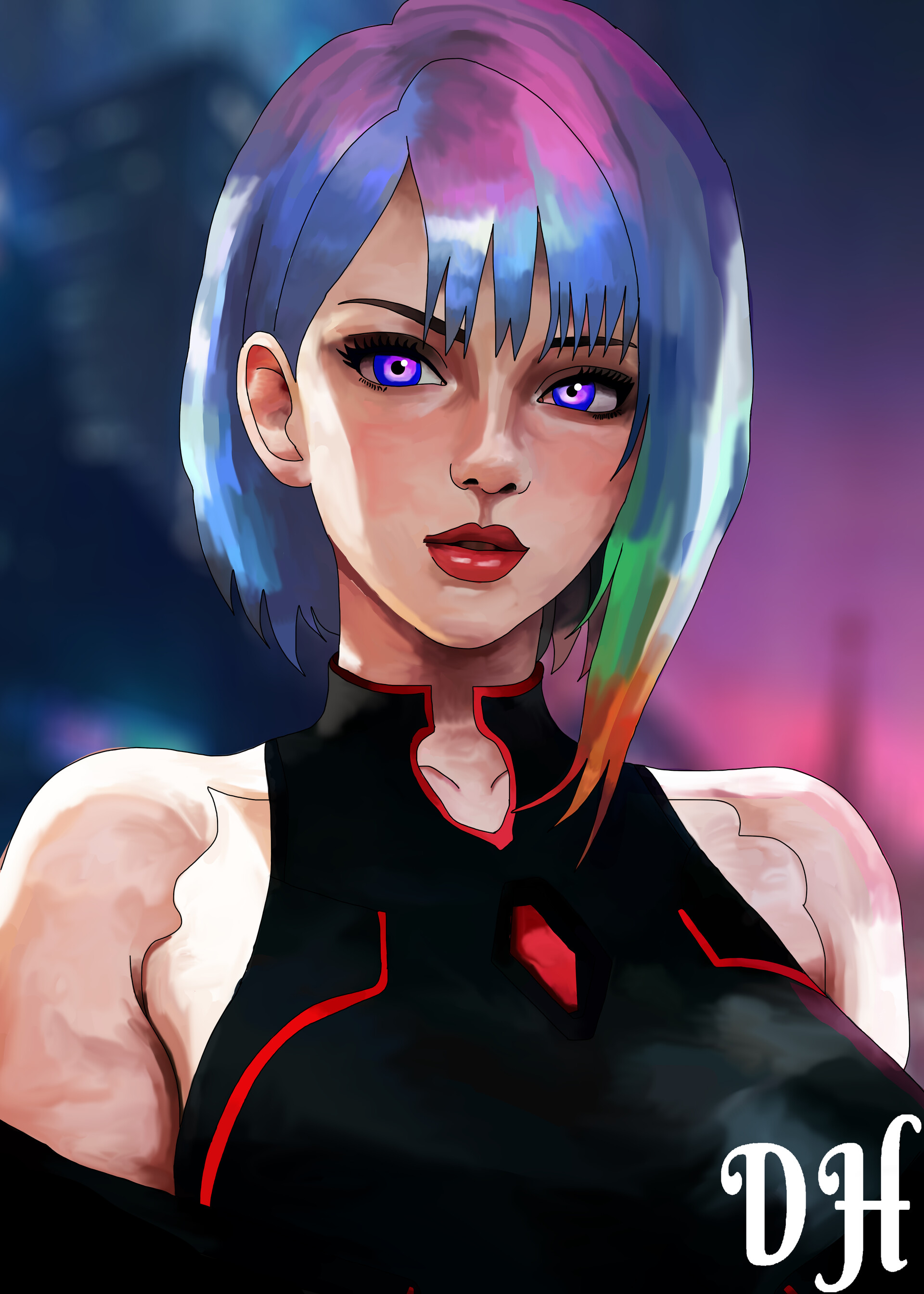 ArtStation - Cyberpunk 2077 Fanart Portait