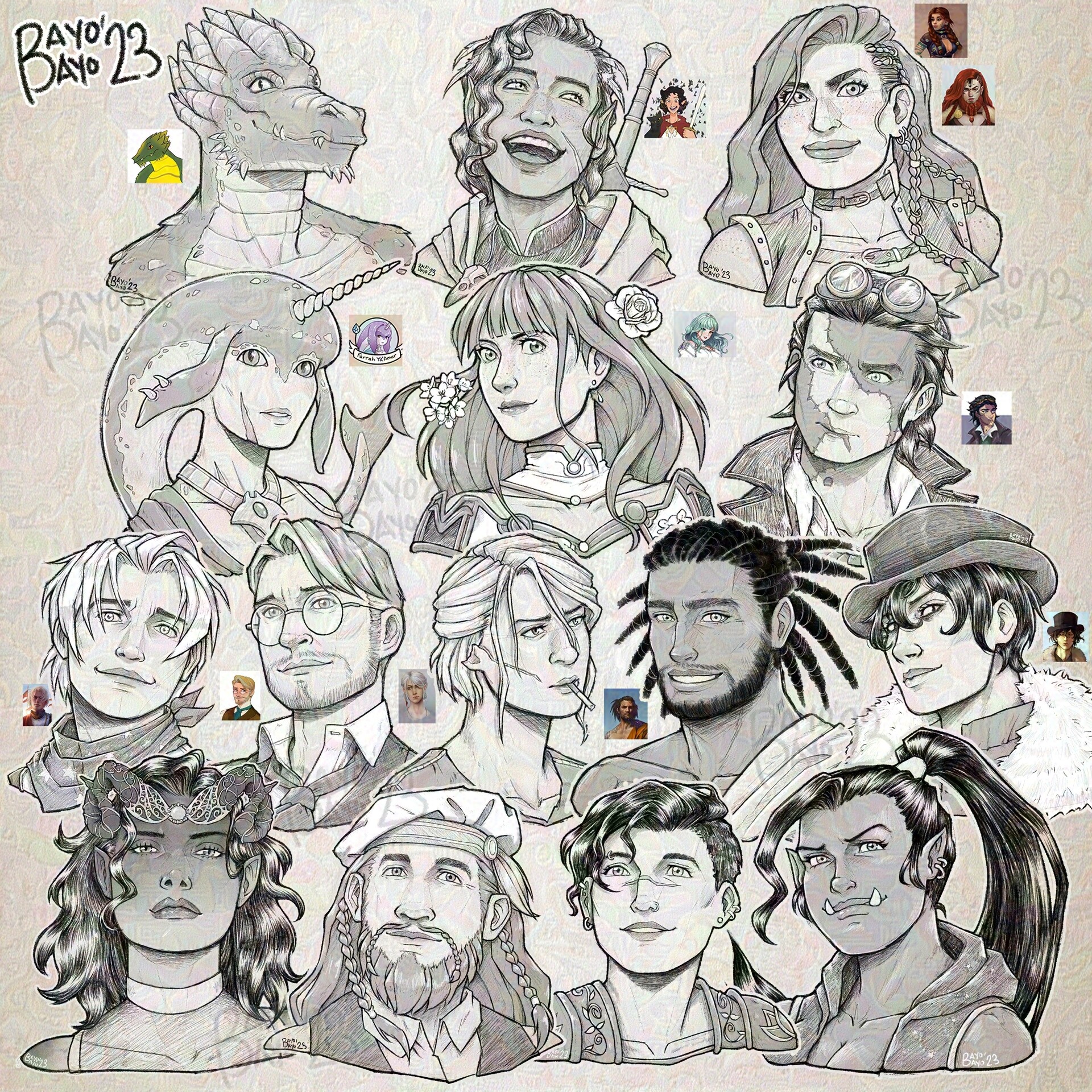 ArtStation - D&D Sketch Commissions