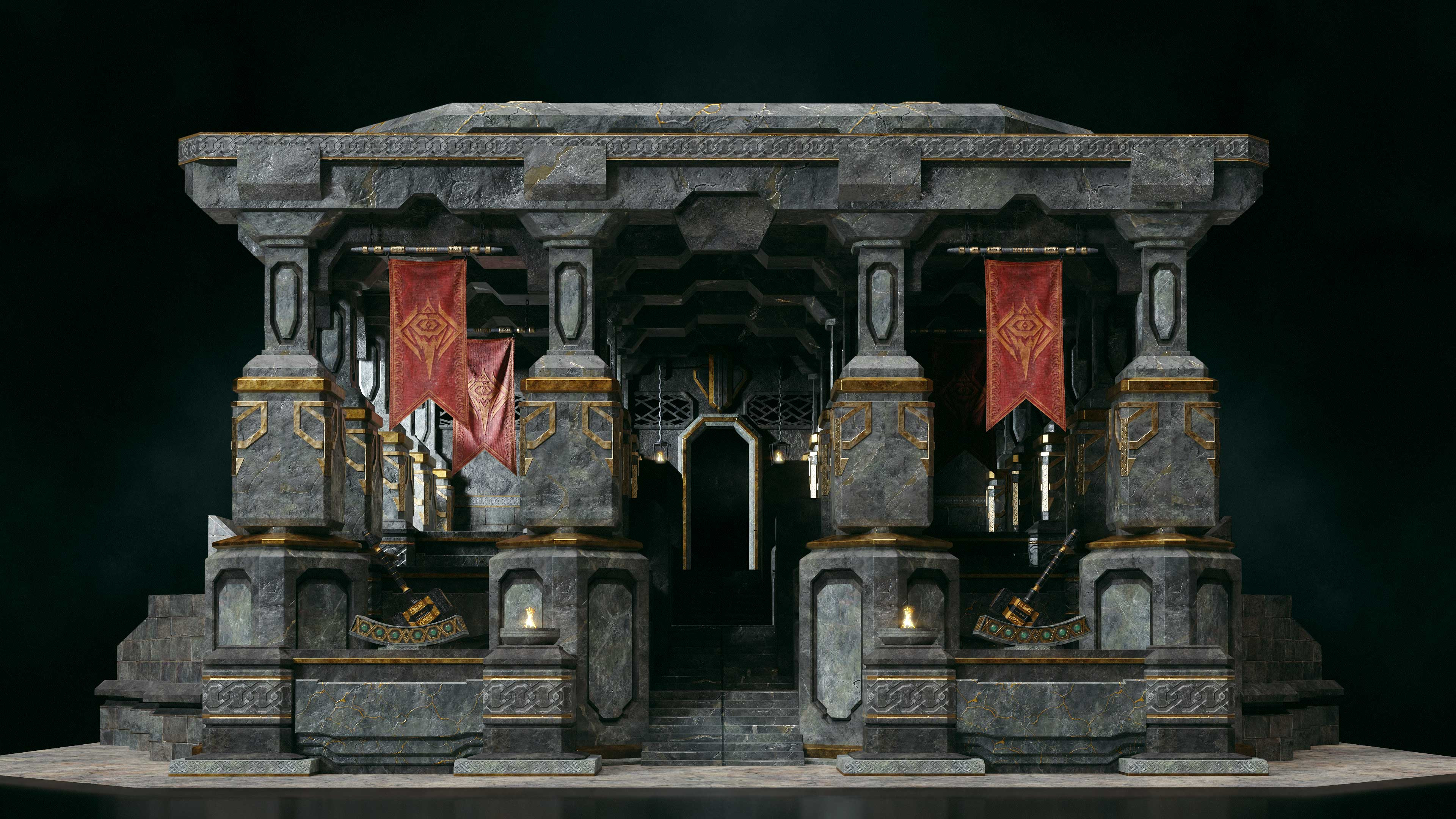 KitBash3D - Iron Forge - Premium 3D Asset Kit