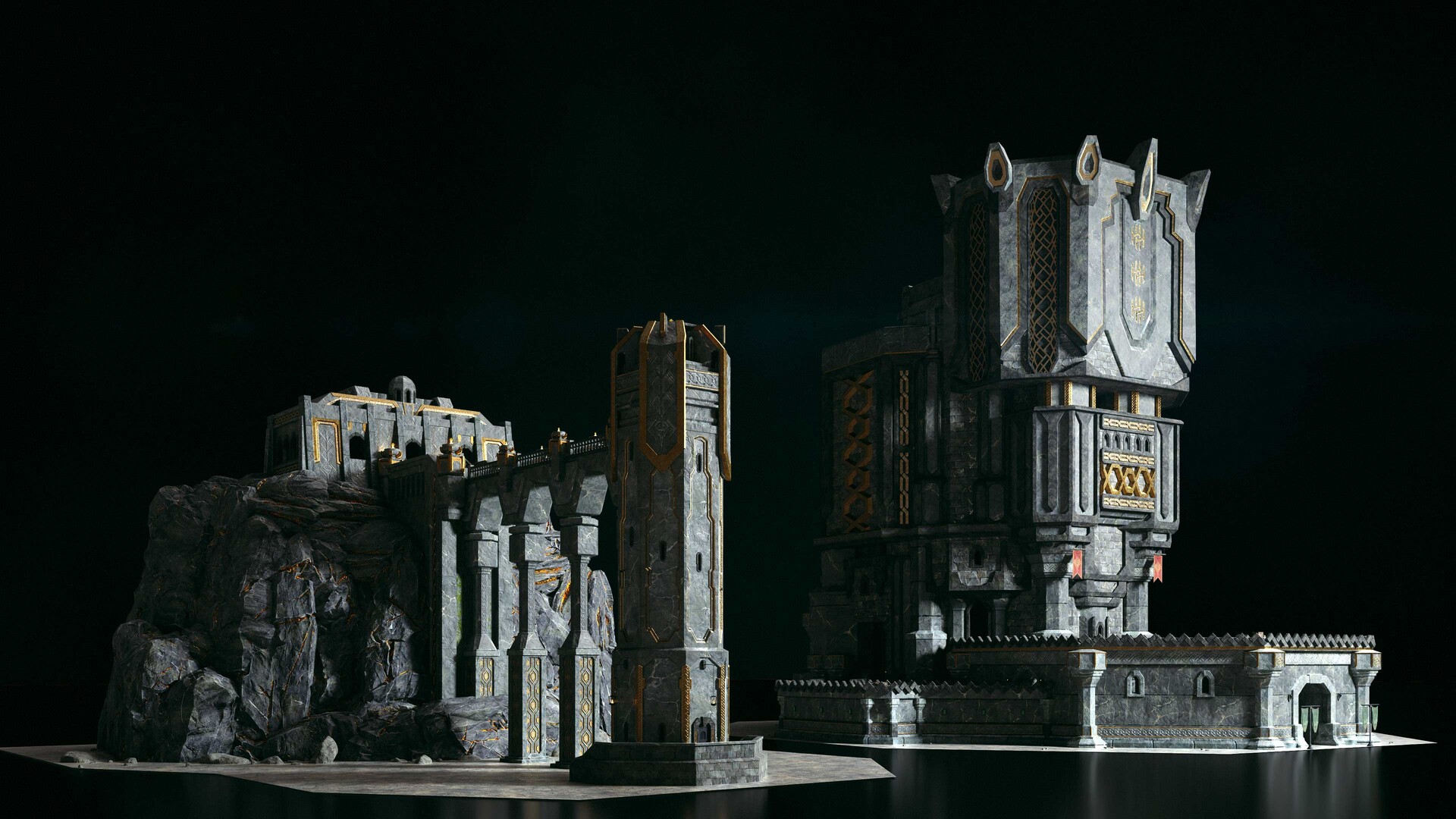 KitBash3D - Iron Forge - Premium 3D Asset Kit