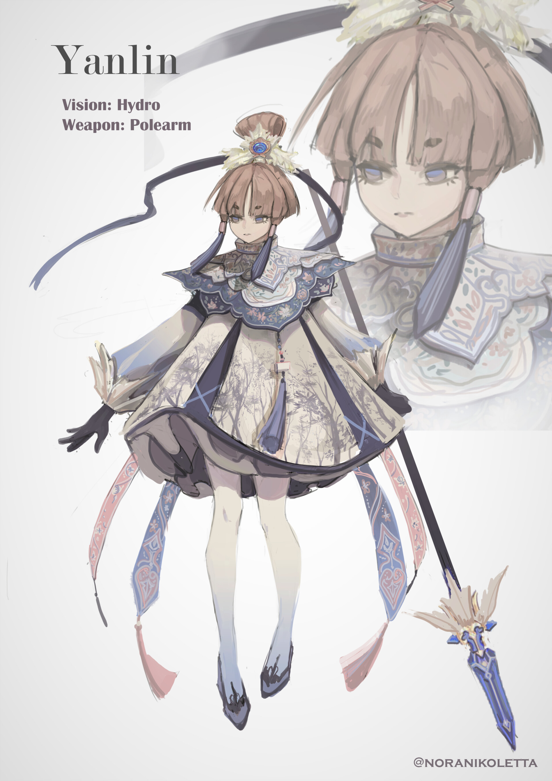 ArtStation - Make a character for Genshin Impact