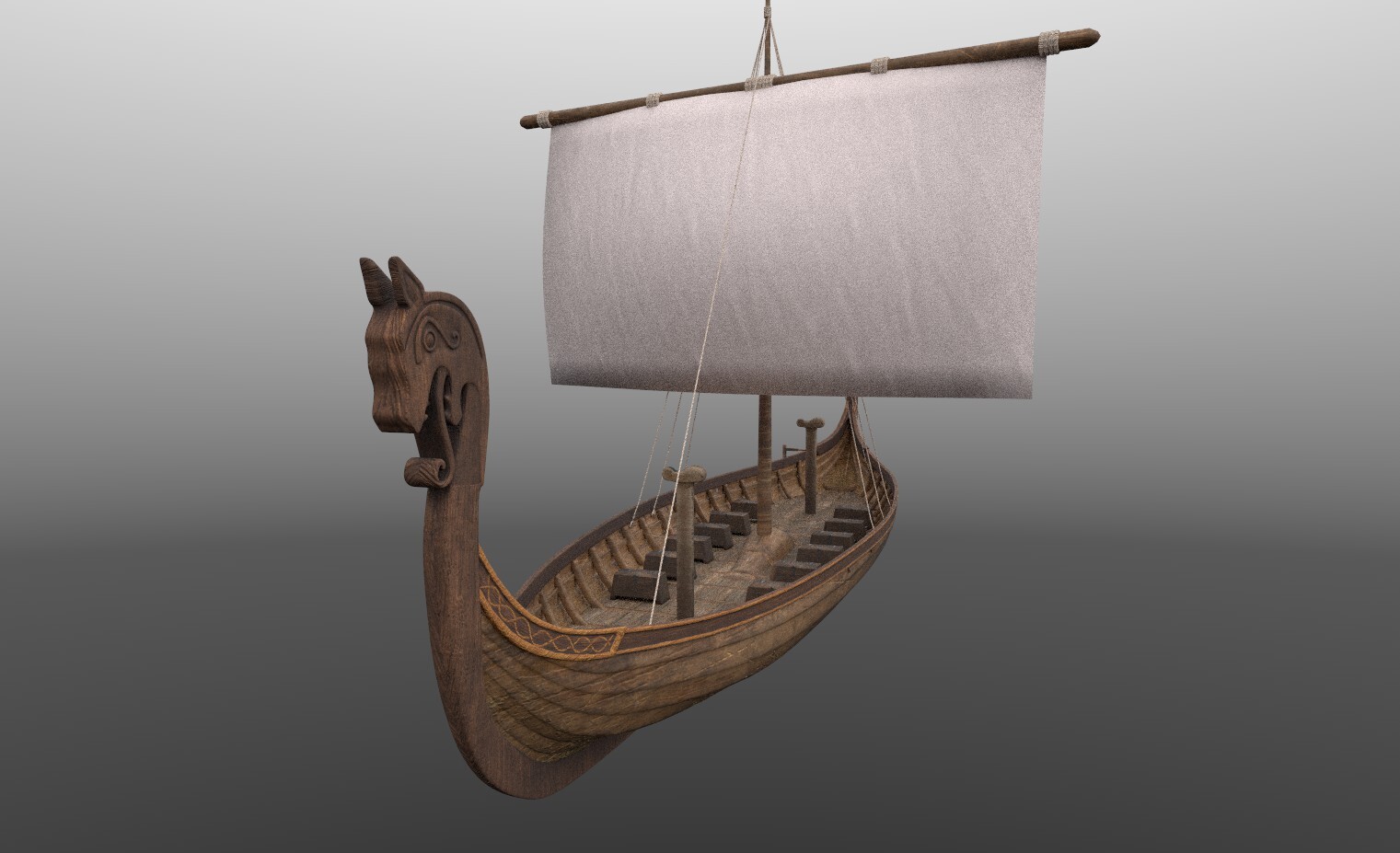 ArtStation - Viking Longship