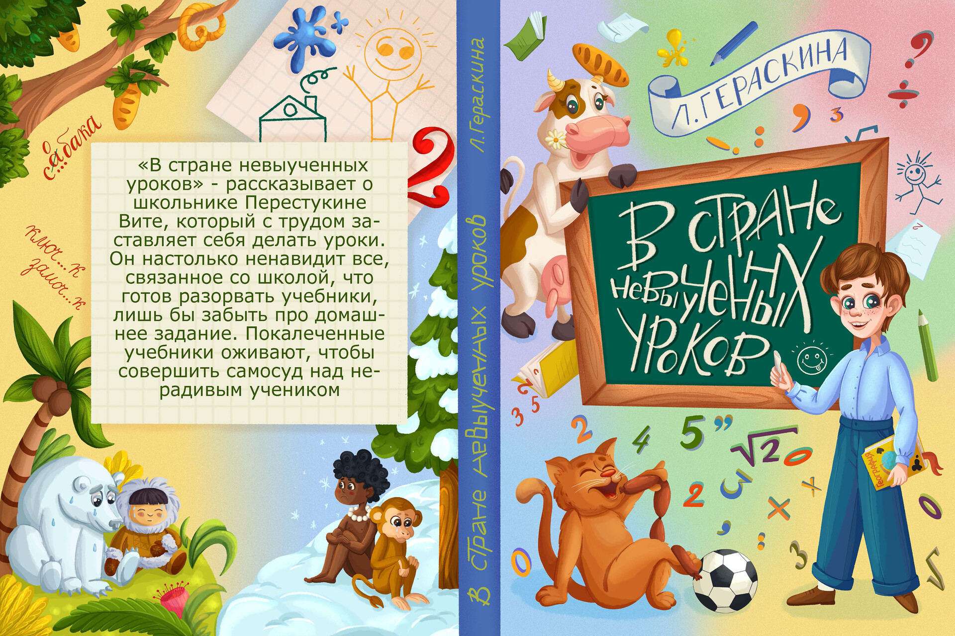 ArtStation - Cover for the book In the Land of Unlearned Lessons