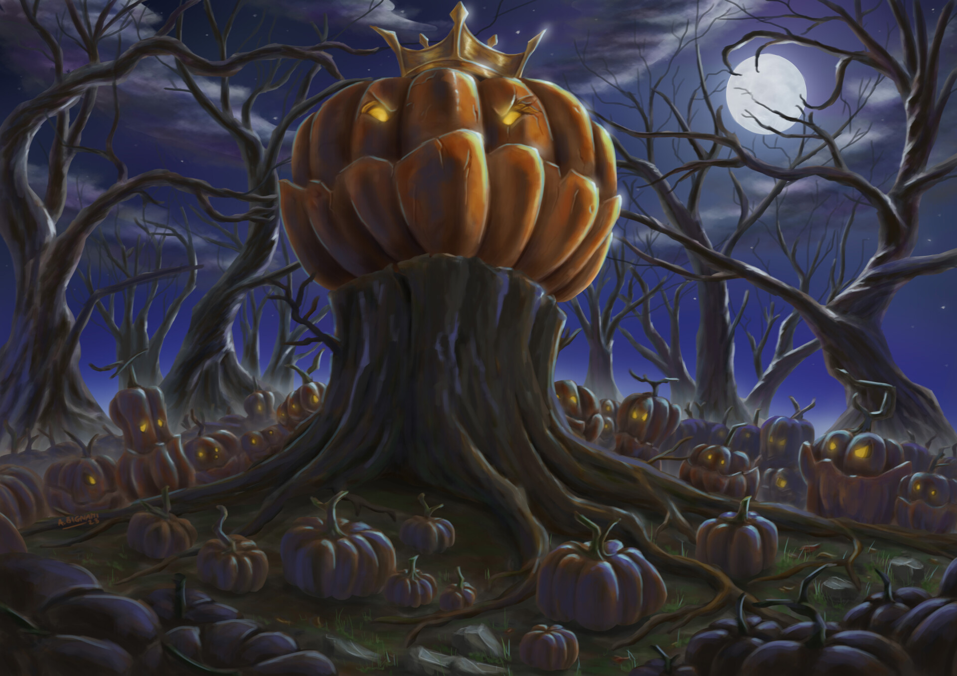 ArtStation - Pumpkin King