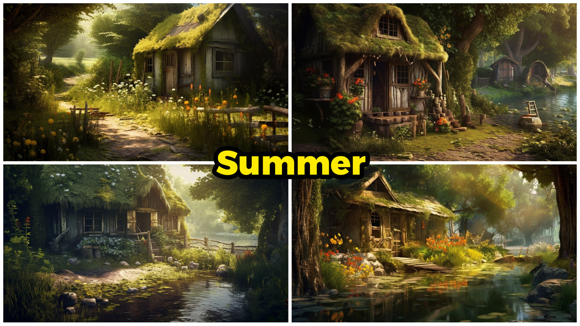 Concept Art - 500 Fantasy Rustic Environment Concept (4k) | Vol_71