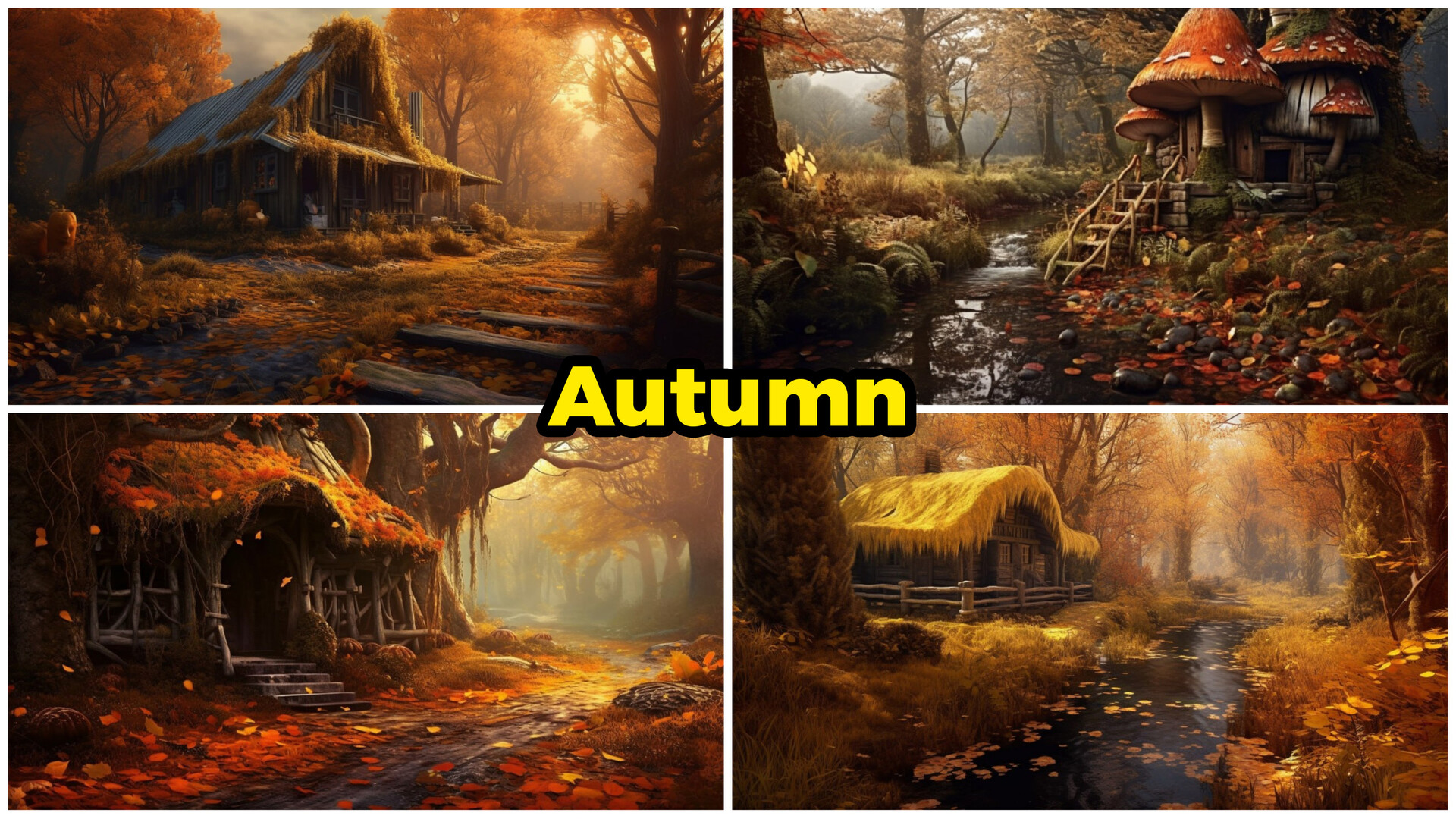 Concept Art - 500 Fantasy Rustic Environment Concept (4k) | Vol_71