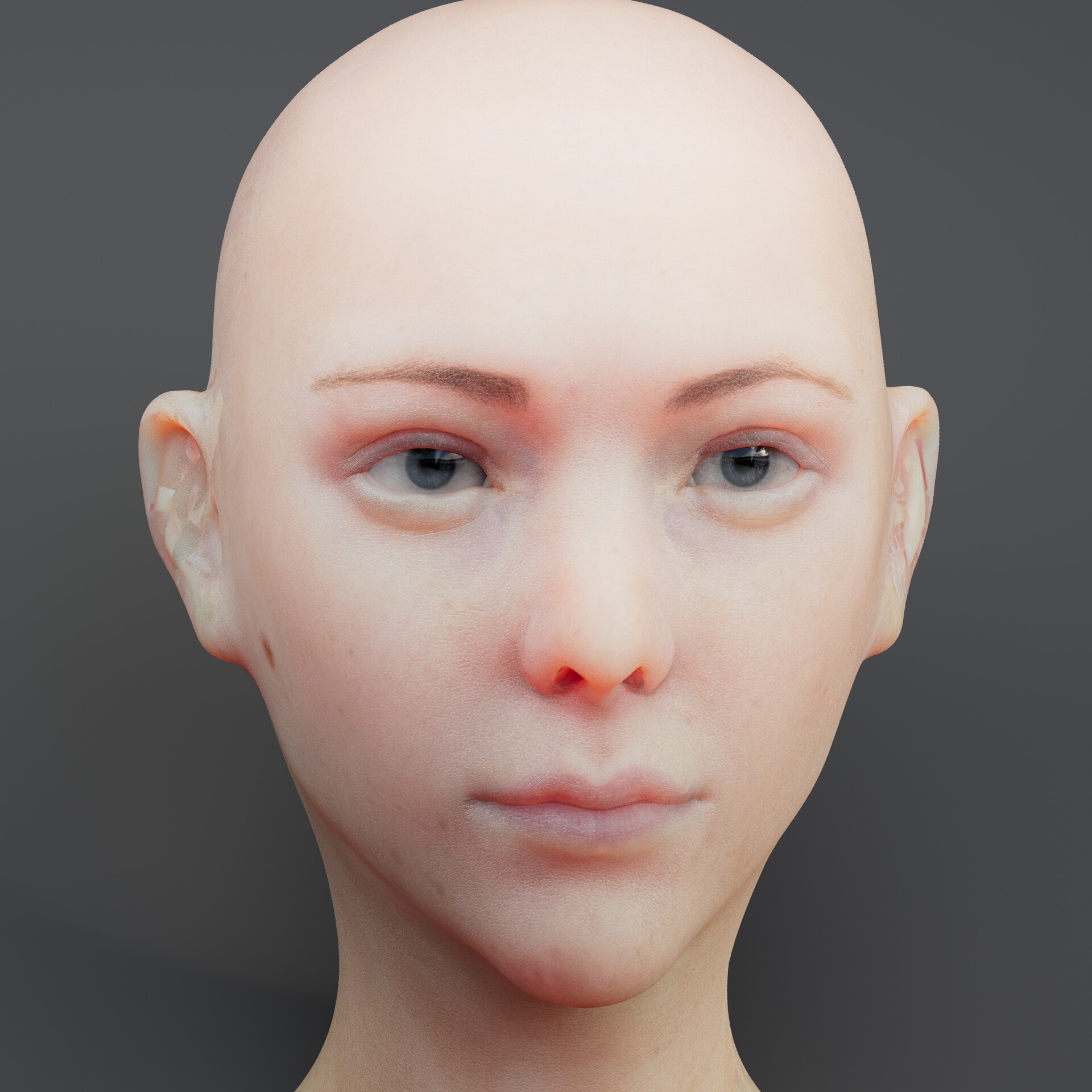 ArtStation - 3D female sculpt with realistic details