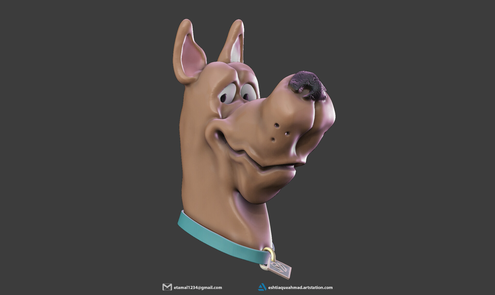 ArtStation - Scooby-Doo Stylized Head