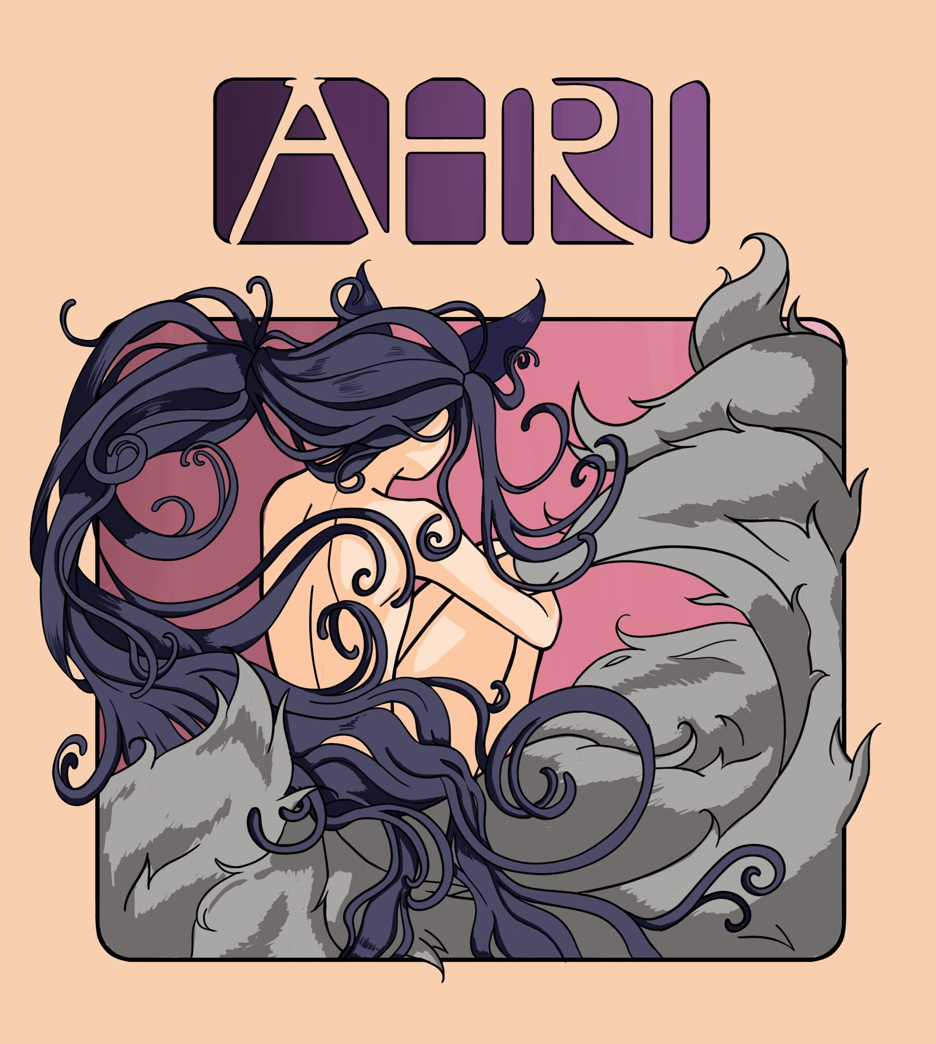 ArtStation - Art Deco Ahri