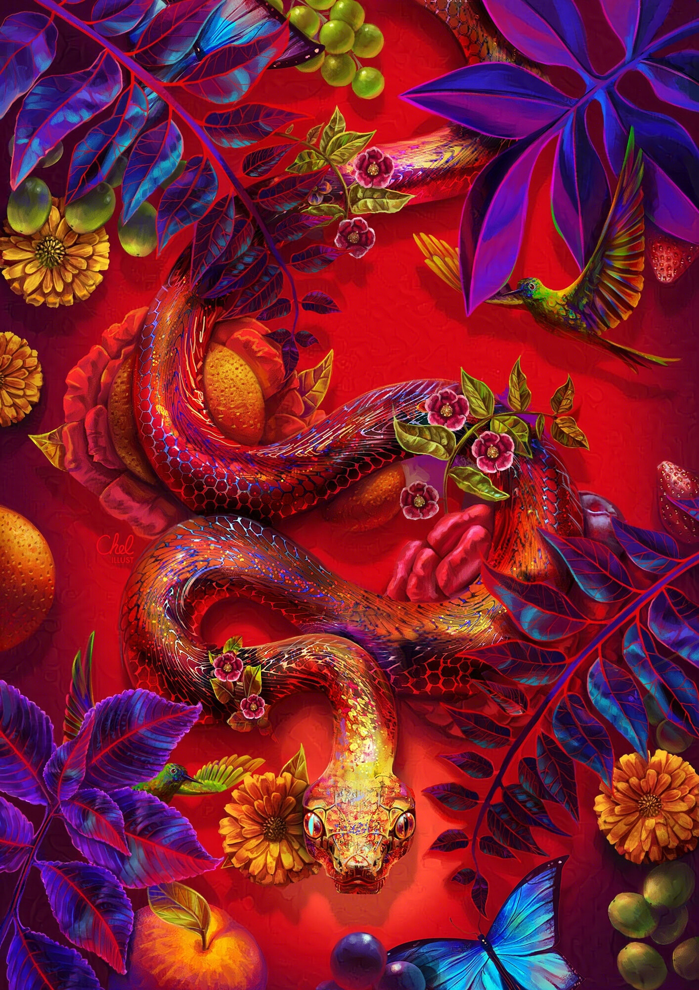 Chel illust. - Serpent