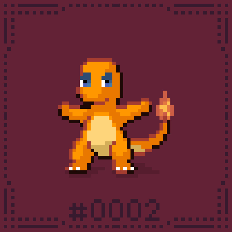 ArtStation - Charmander Pixel Art