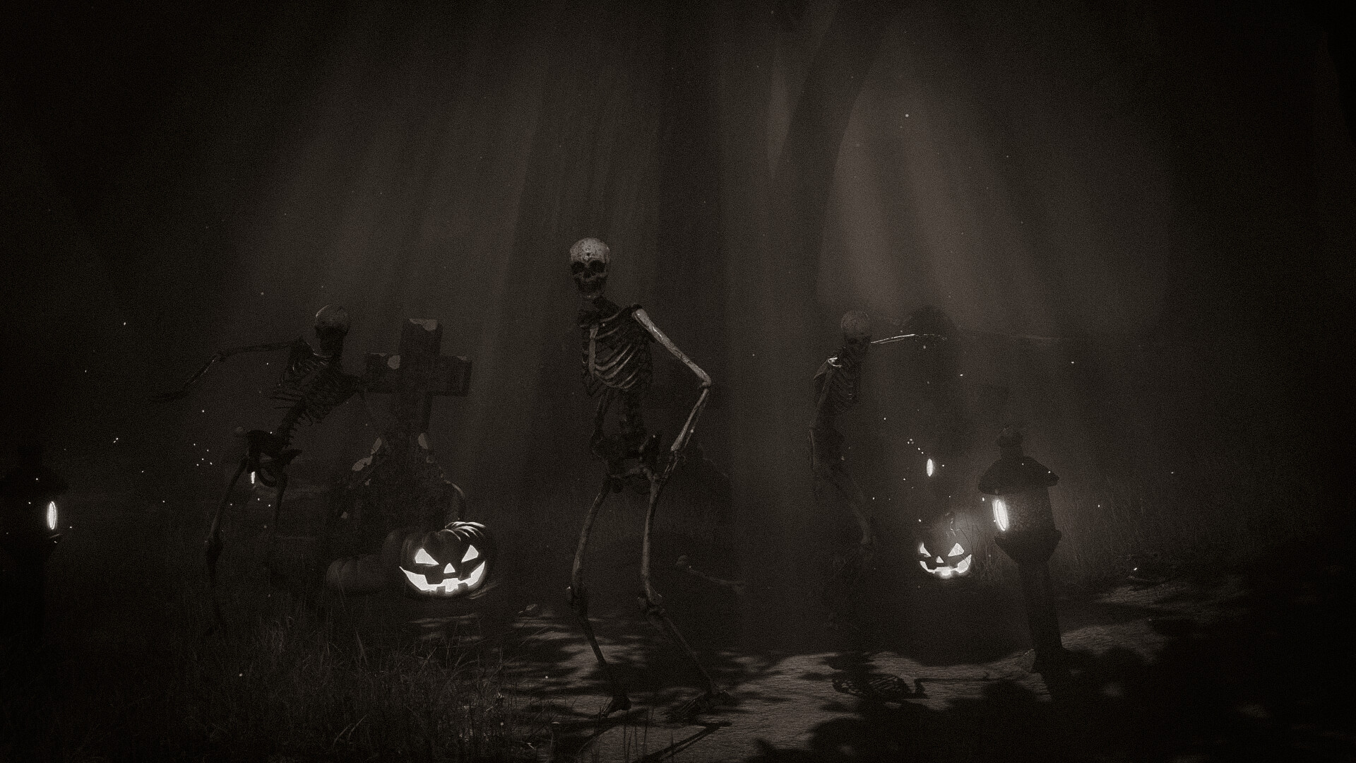 ArtStation - Spooky Scary Skeletons - short animation