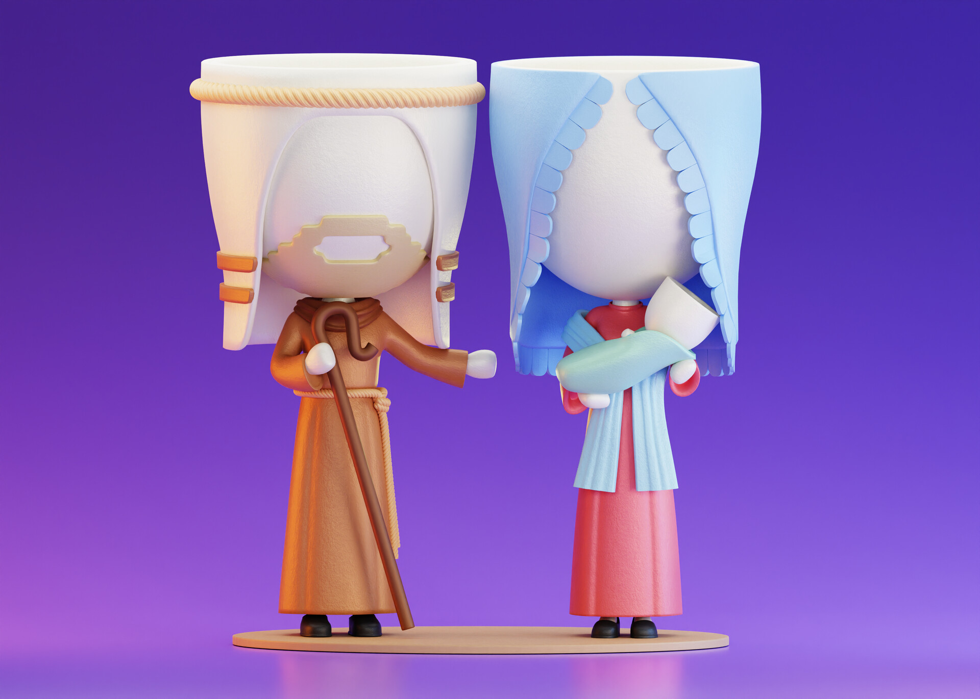 ArtStation - ROBERT PESEBRE/ CHRISTMAS MANGER/ NATIVITY