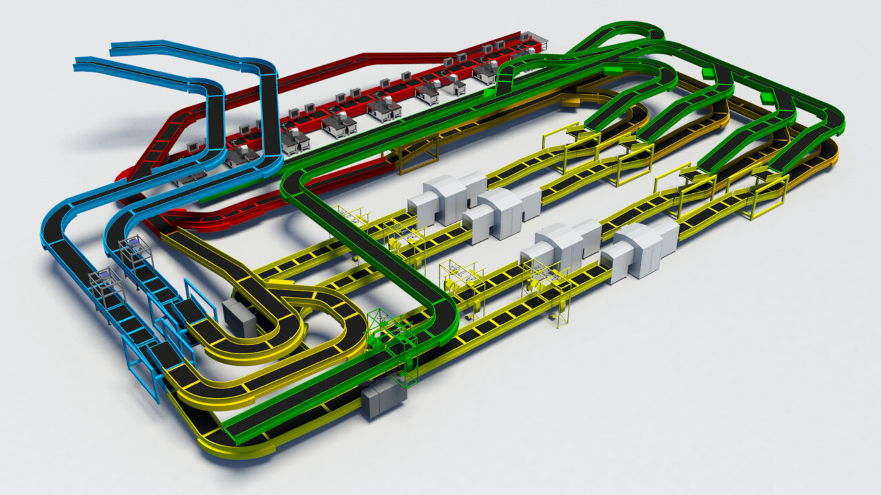 ArtStation - Baggage Handling System Overview