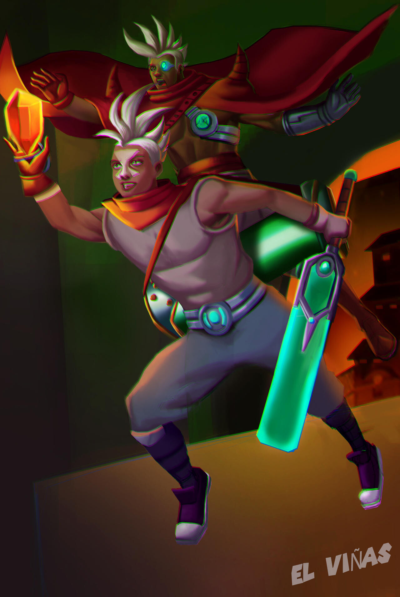 ArtStation - Ekko and Future Ekko from Convergence : a League of ...