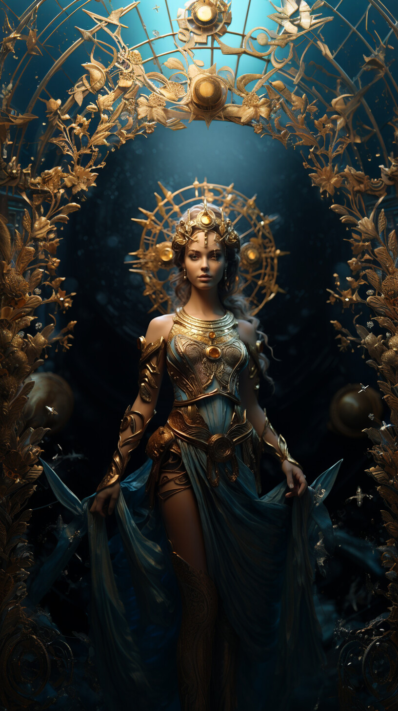 ArtStation - The Goddess of Life & Joy