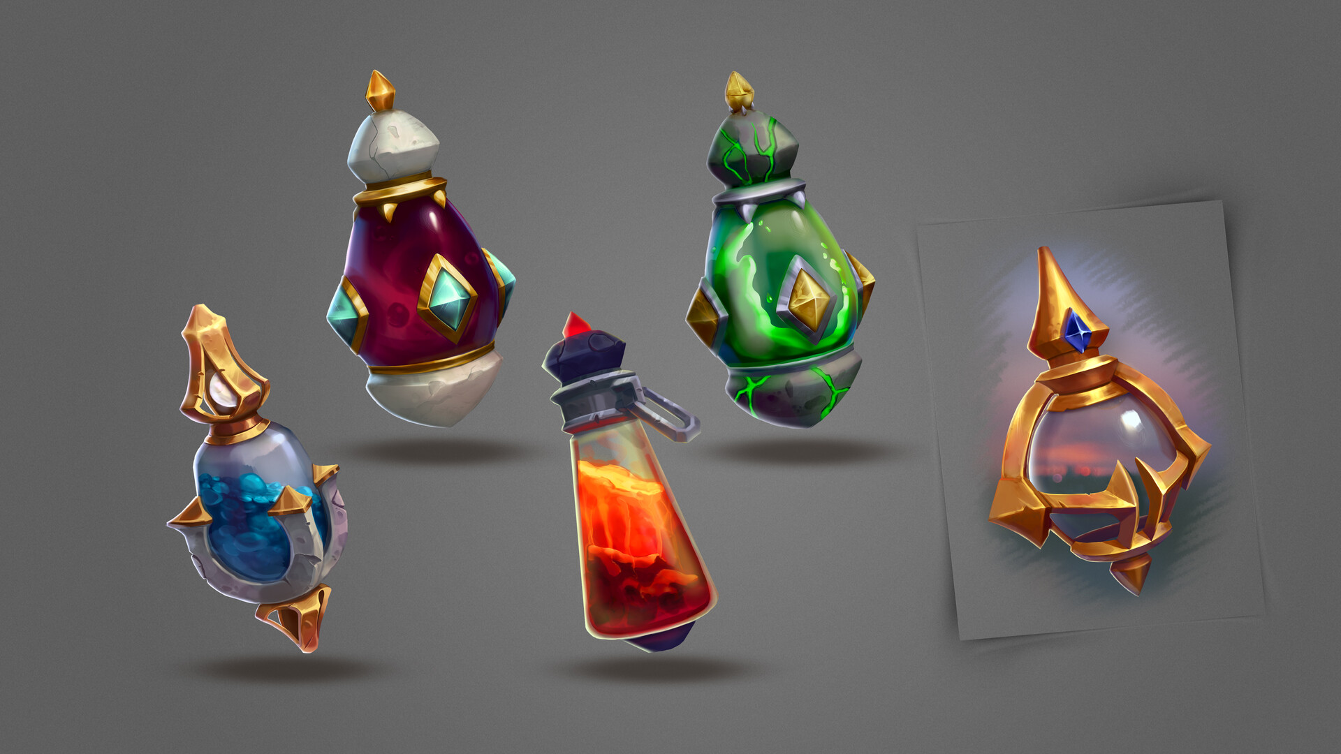 ArtStation - Render materials