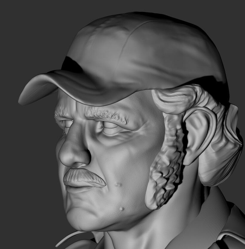 Robert Rea 3D Character Artist - Quint From Jaws Likeness