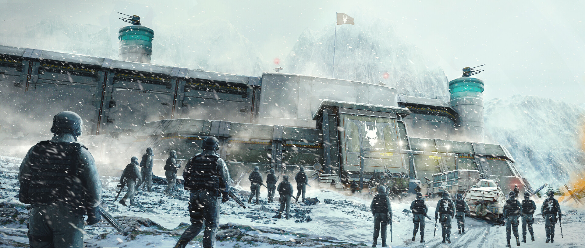 ArtStation - Artic warfare base