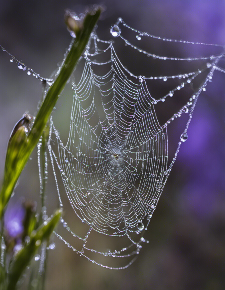 ArtStation - Delicate spider web