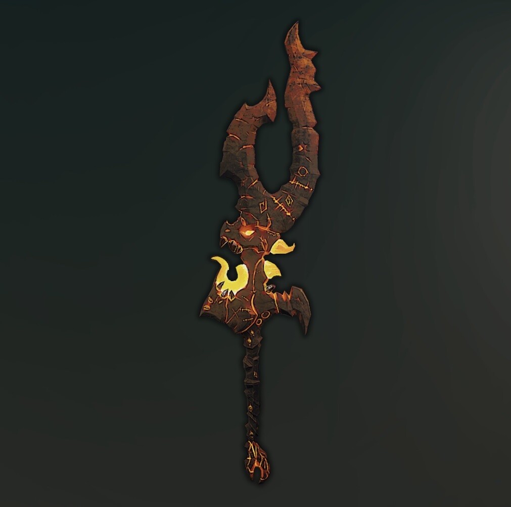 ArtStation - Lava sword