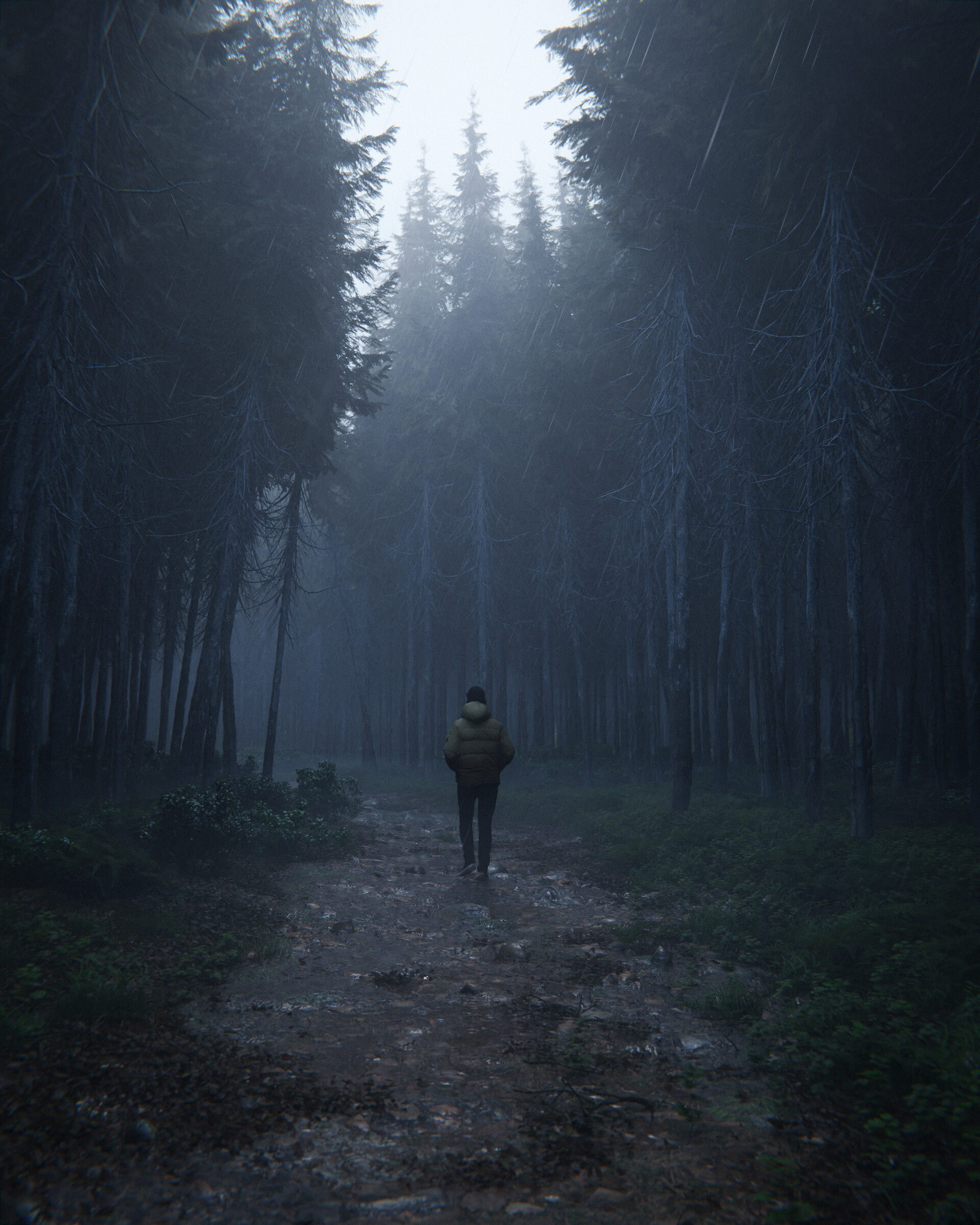 ArtStation - "Walking With Nature"