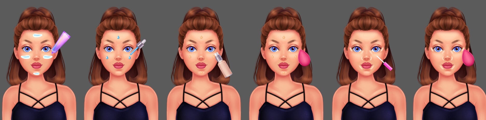 ArtStation - Make up Game Illistration