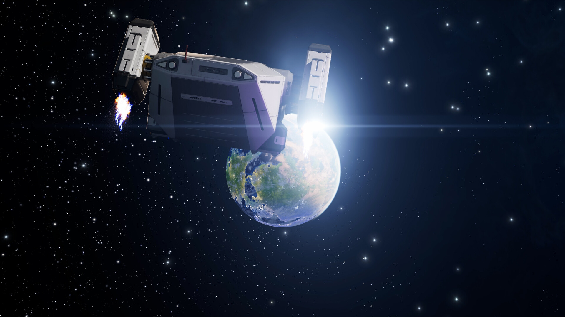 Aakash Banerjee - Abandoned Space Station | UE5.2 Sci-Fi Cinematic