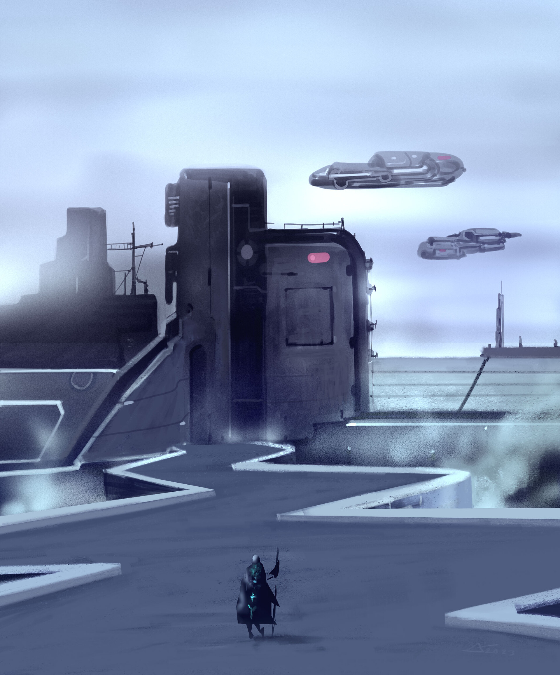 ArtStation - Sci fi Environment Concept Study