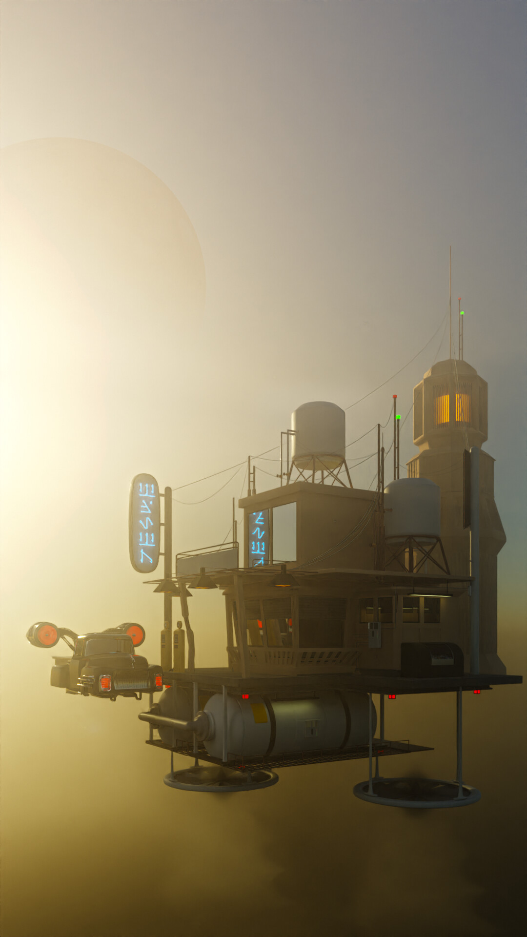 ArtStation - Galactic Gas Station