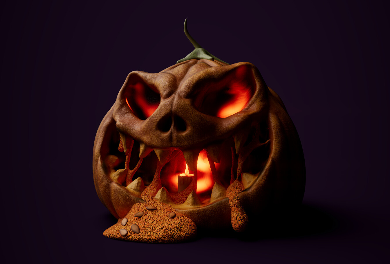 ArtStation - Pumpkin Carving