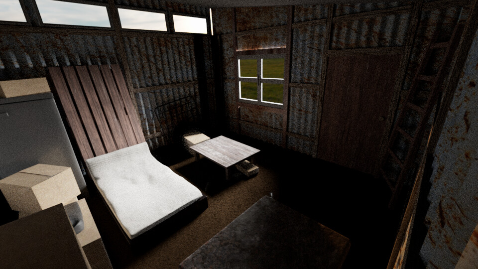 ArtStation - Denji's Room - Chainsaw Man