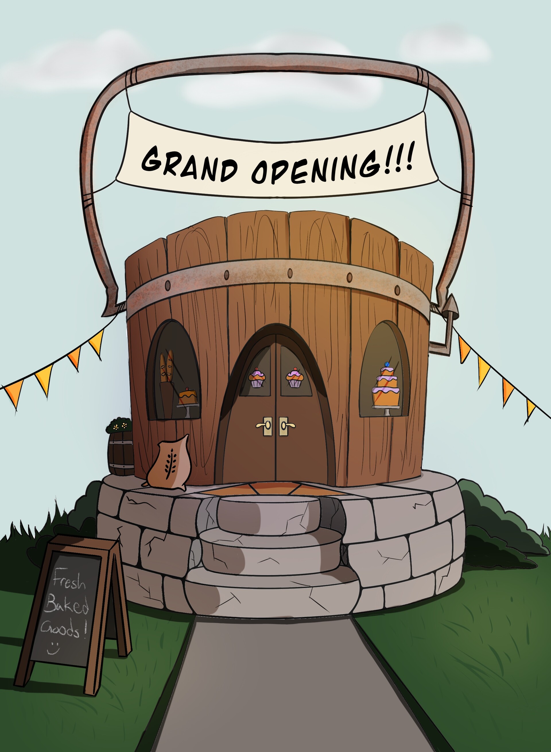 ArtStation - Bakery Bucket